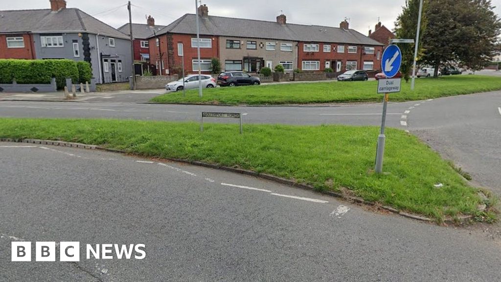 Boy, 12, stabbed on bouncy castle in Bootle - BBC News