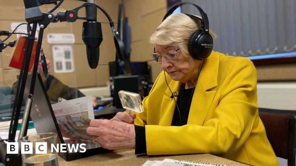 Talking newspaper founder Joy Killip makes 100th birthday vow