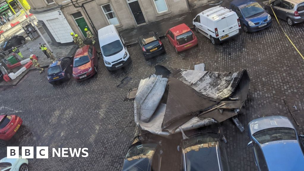 Roof blown off Edinburgh tenement amid wind and rain warnings