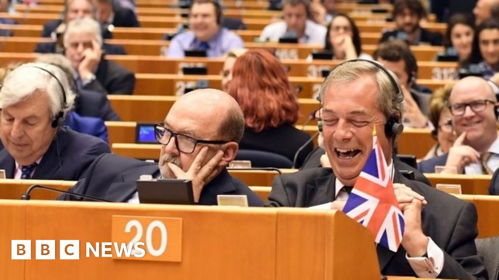 Farage tells EU Parliament: 'You're not laughing now' - BBC News