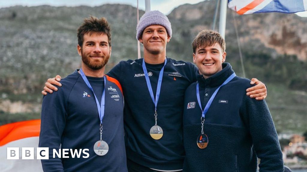 Cornish windsurfer Finn Hawkins wins bronze at European Championships ...