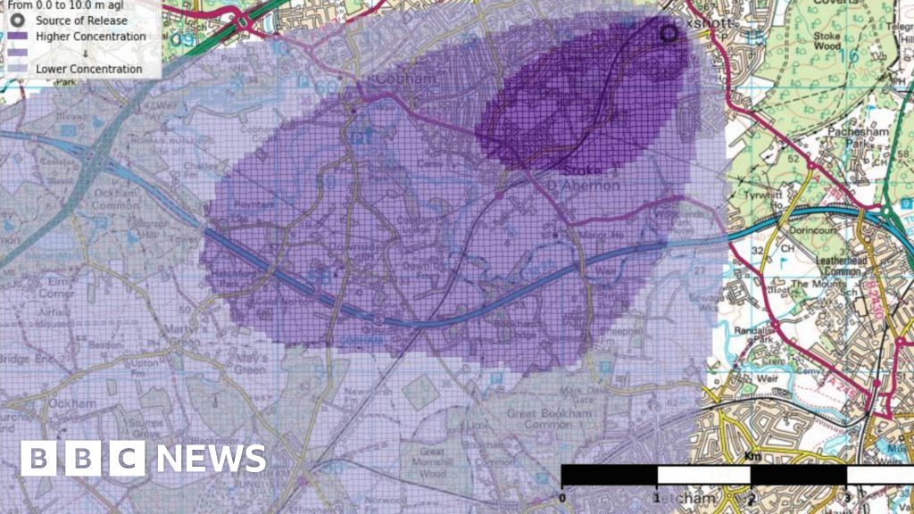 'Chlorine cloud' in Oxshott causes disruption
