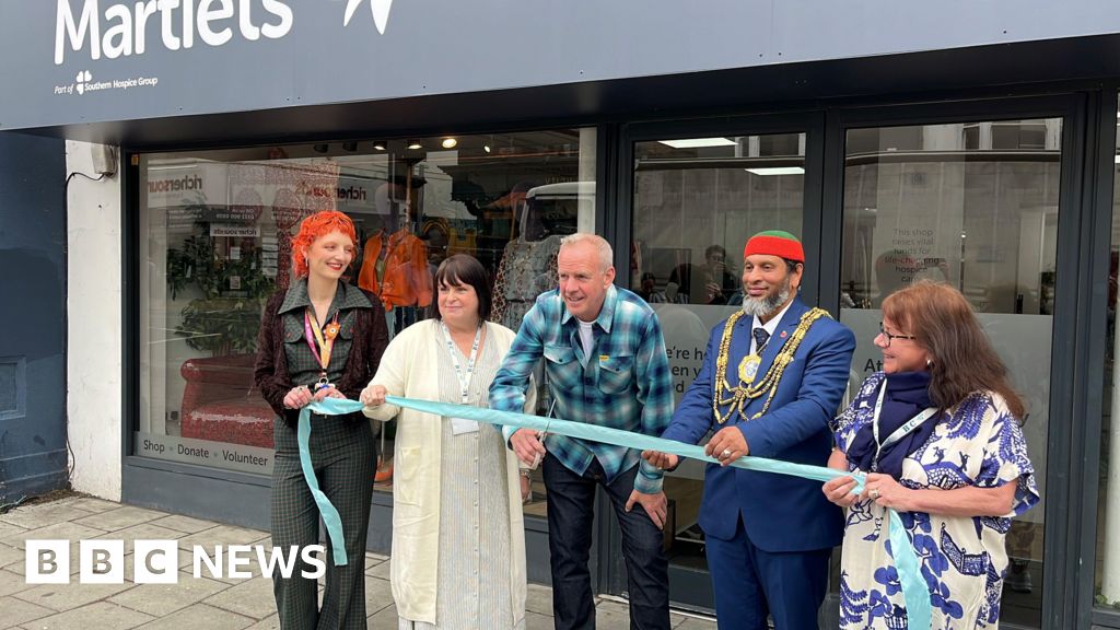 Martlets hospice charity shop reopens in Brighton after facelift