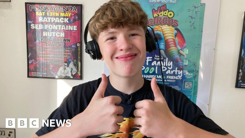DJ Jack Bobby, 13, sets sights on Glastonbury's Pyramid stage - BBC News