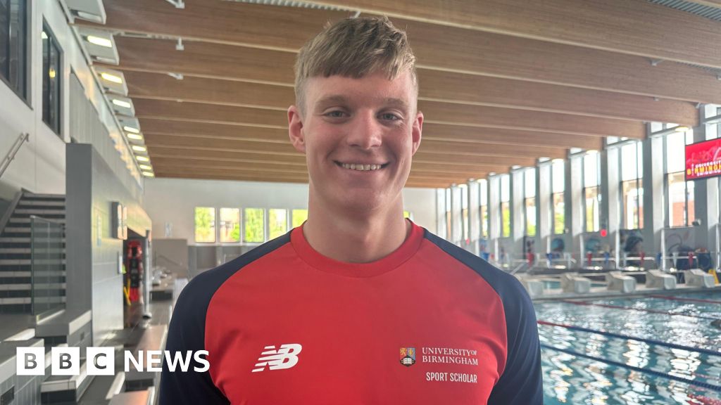 The gruelling training regime of Olympic swimmer Ollie Morgan - BBC News