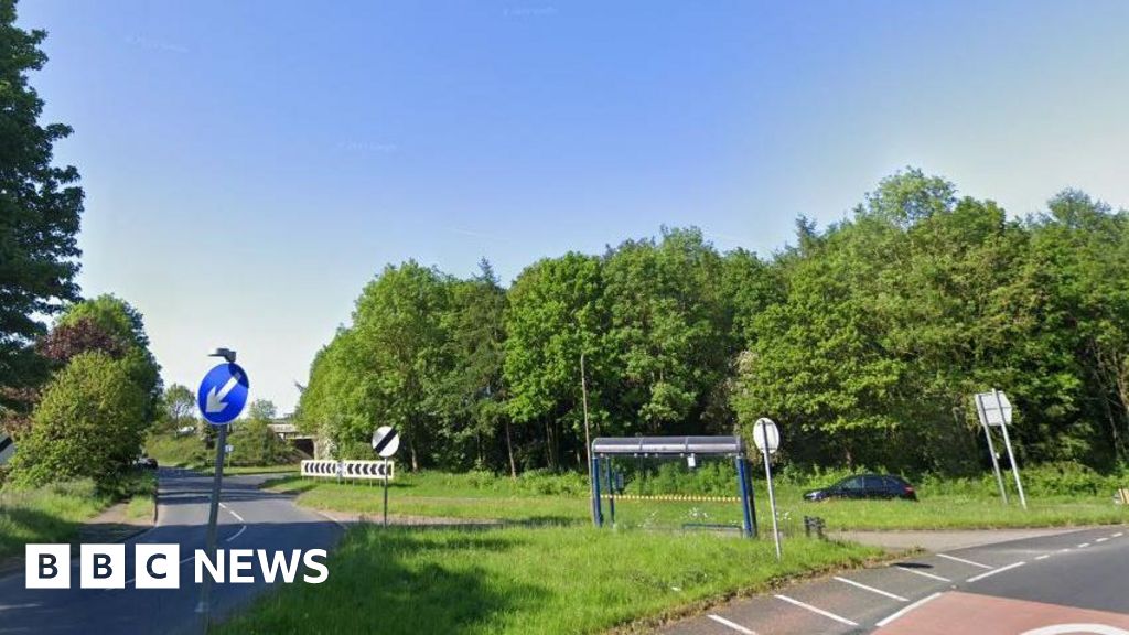 Car driver dies after collision with van on Haigh Roundabout - BBC News