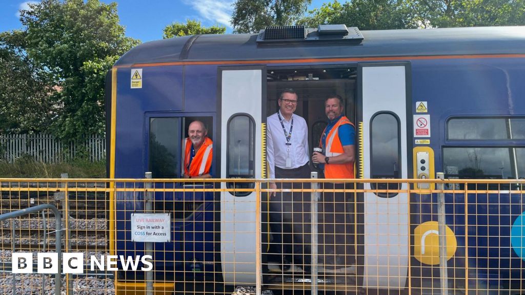 Northumberland Line's first full train test completed - BBC News