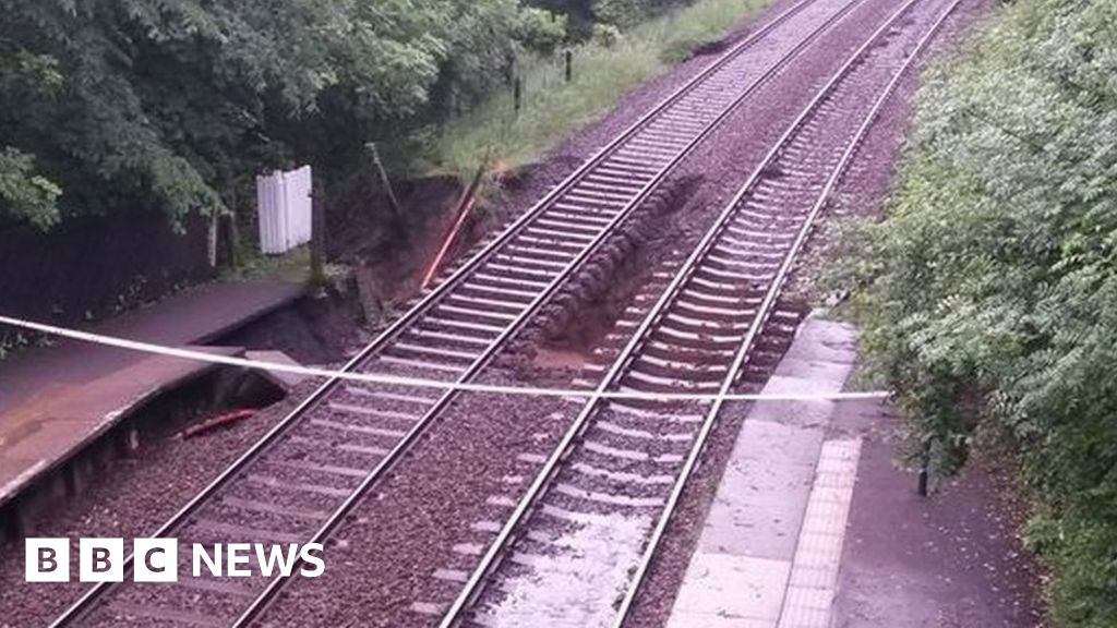 Flash floods close Buxton and Hazel Grove railway line until Sunday ...