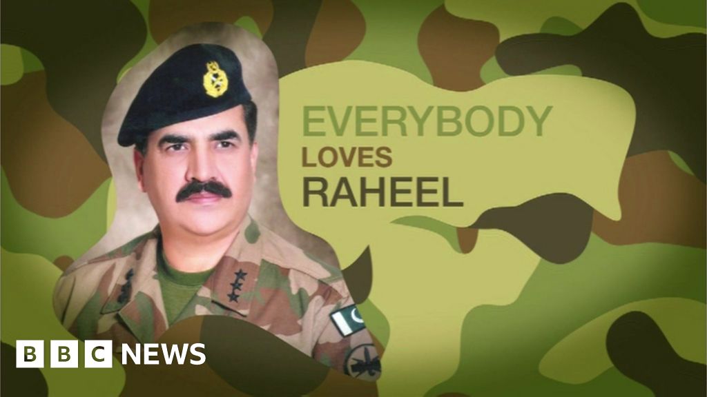 Pakistan's army chief: The memes and the paintings - BBC News