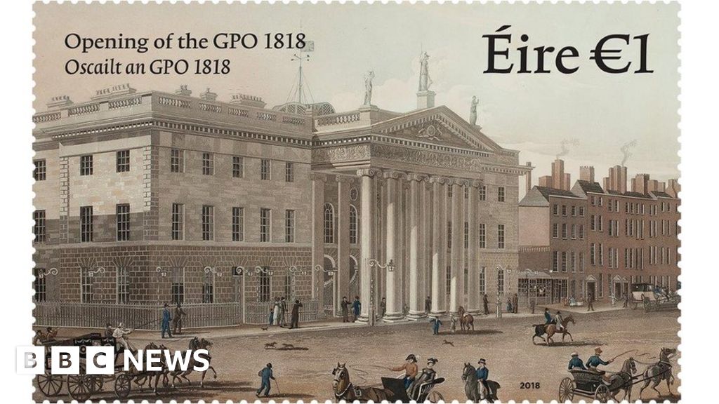 Stamp marks Dublin GPO's 200th birthday