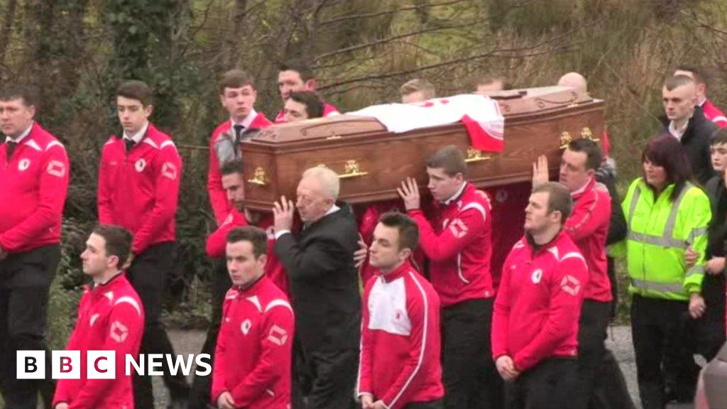 Funeral for second Tyrone crash victim Killian Doherty - BBC News