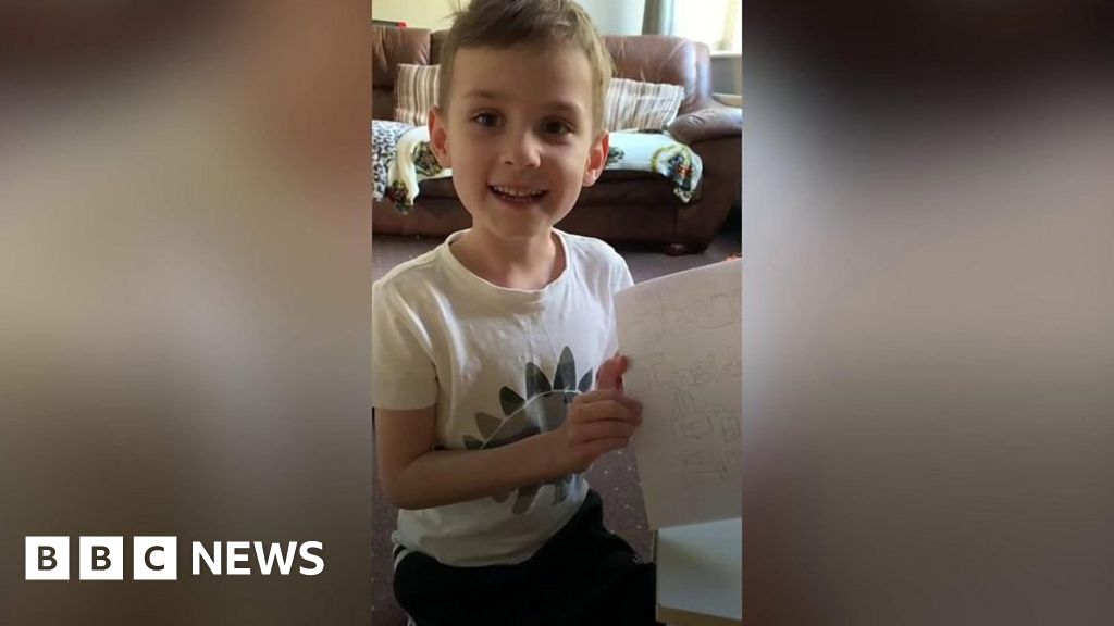 Coronavirus: Newcastle boy writes story for friends - BBC News