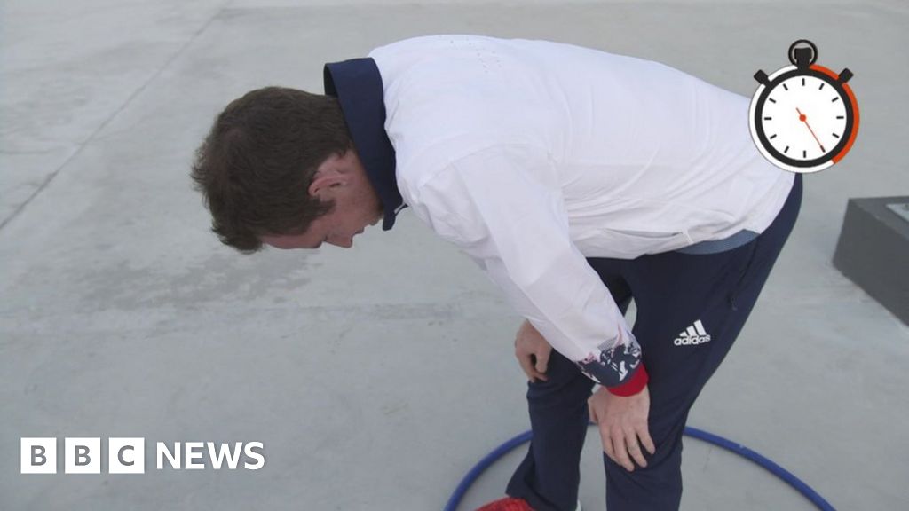 Which Olympic champion flunked the hula-hoop challenge? - BBC News