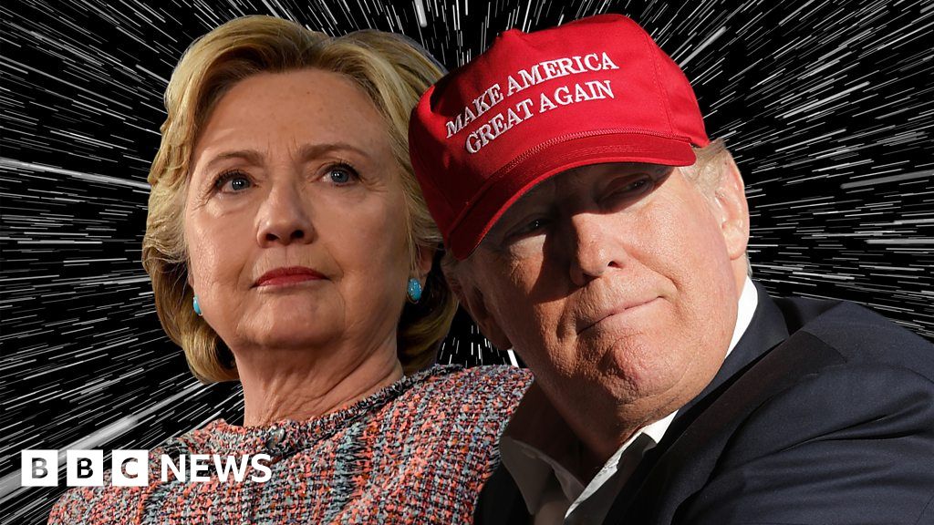 US election: A wild ride - 19 months in 170 seconds - BBC News
