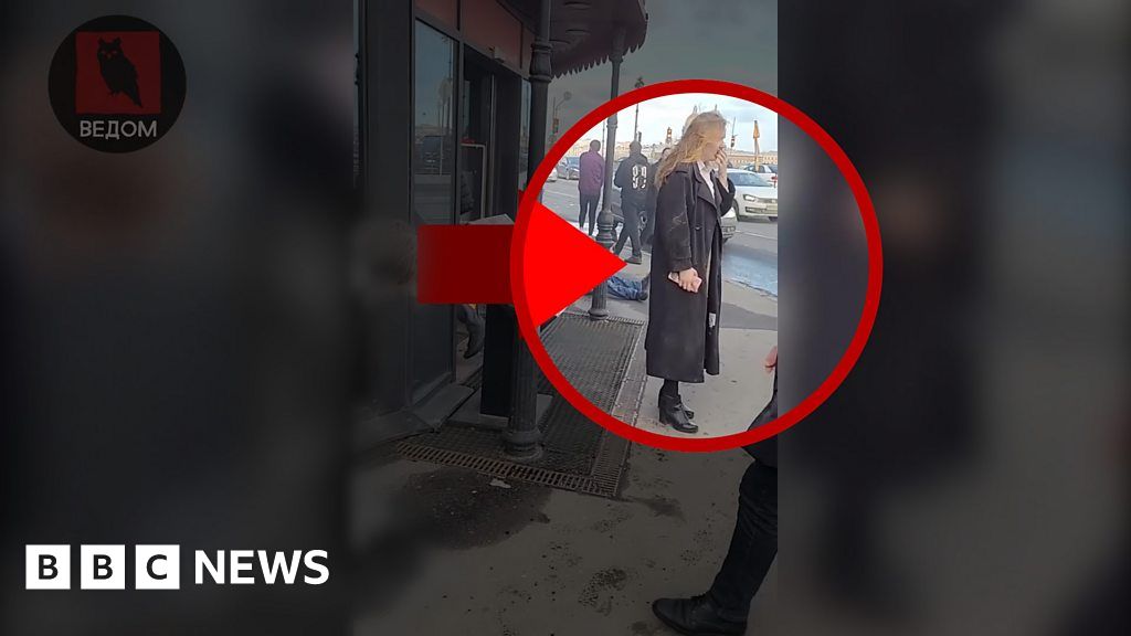 Video of Tatarsky bombing suspect outside cafe