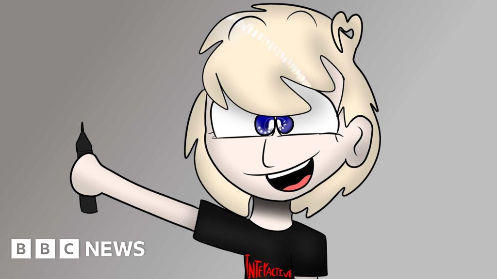 Jessi C'Artoon: 'Girl in a mask' draws out school fears - BBC News