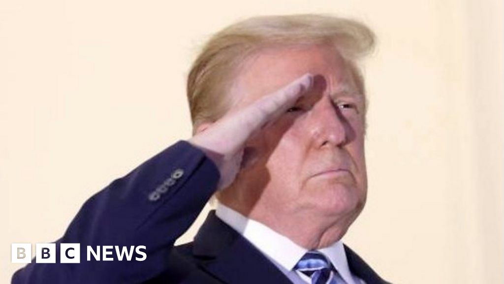 Trump presidency: A flashback through four turbulent years - BBC News