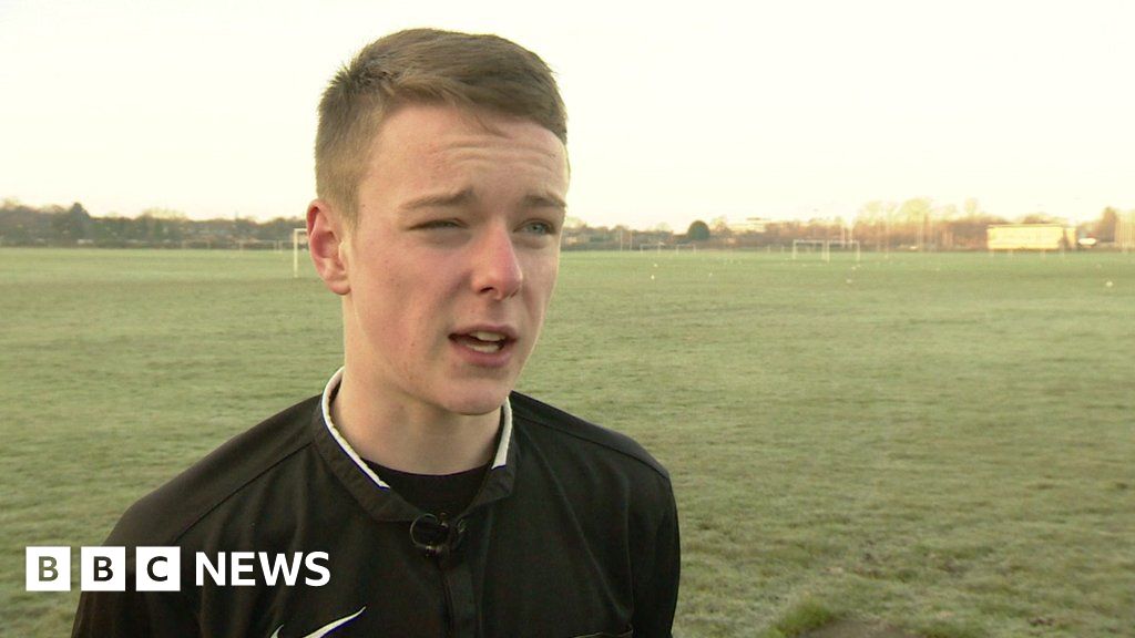'Spat at and punched' - life as an amateur referee - BBC News