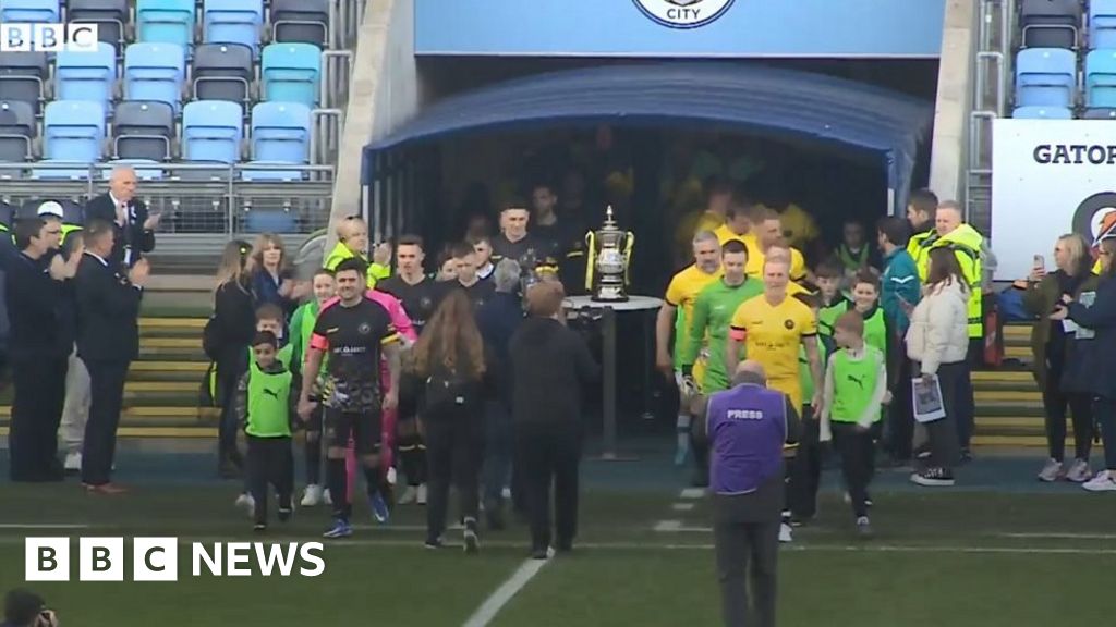 Manchester Arena attack: Charity match held in memory of victims - BBC News