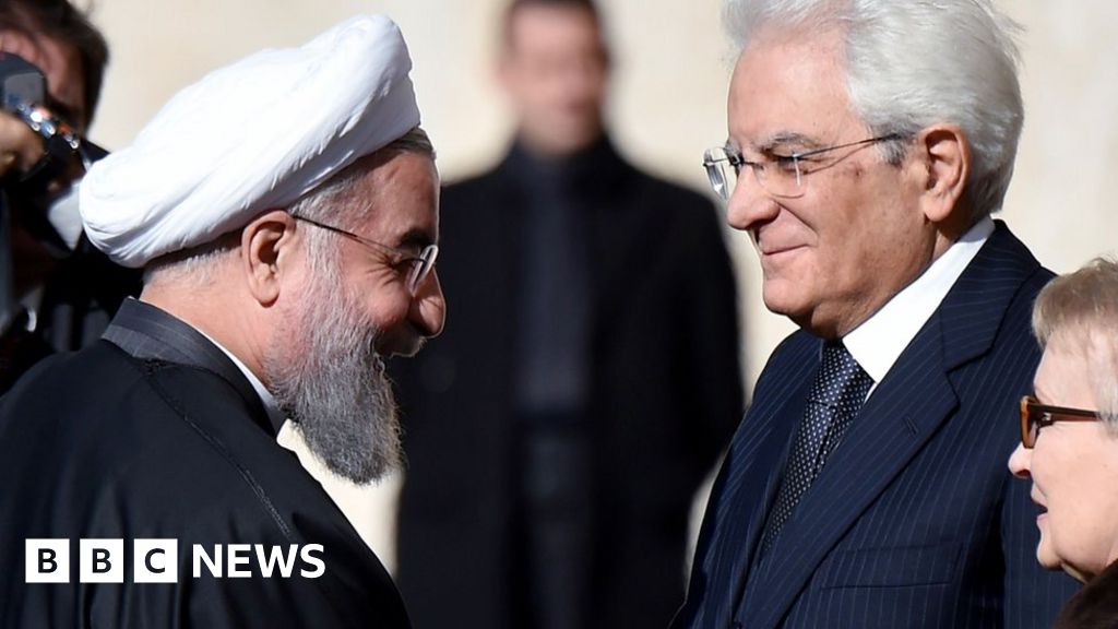 Iran's President Rouhani in Italy seeking business deals - BBC News