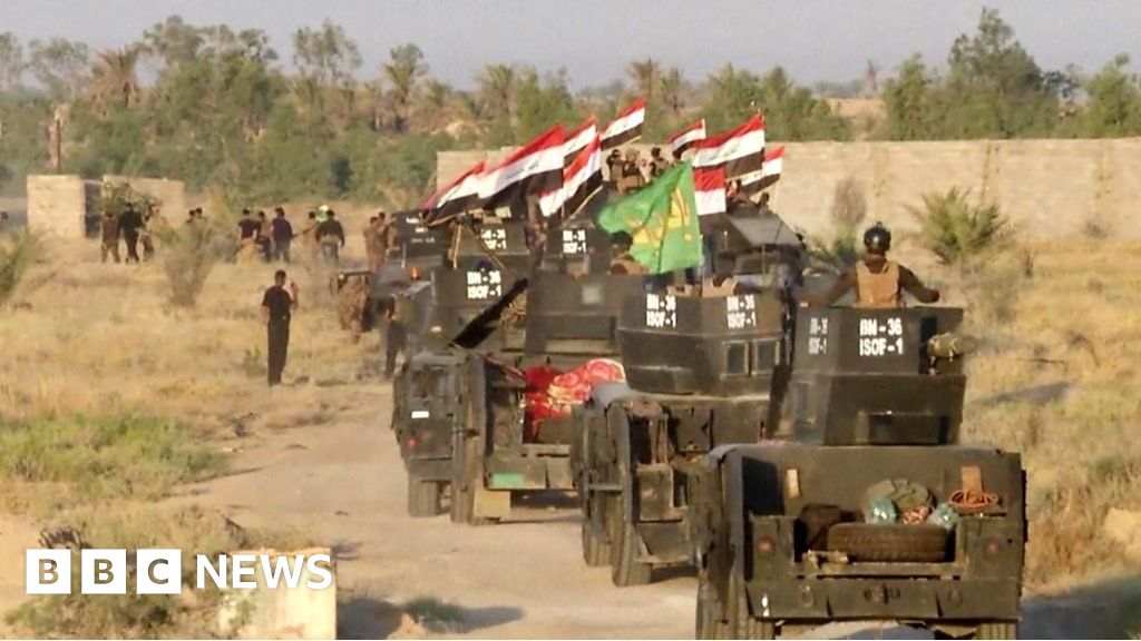 Heavy IS resistance in battle for Falluja - BBC News
