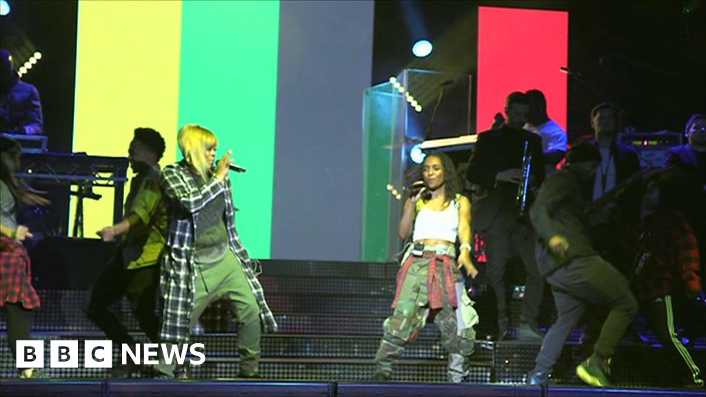 TLC on playing in the UK for the first time - BBC News