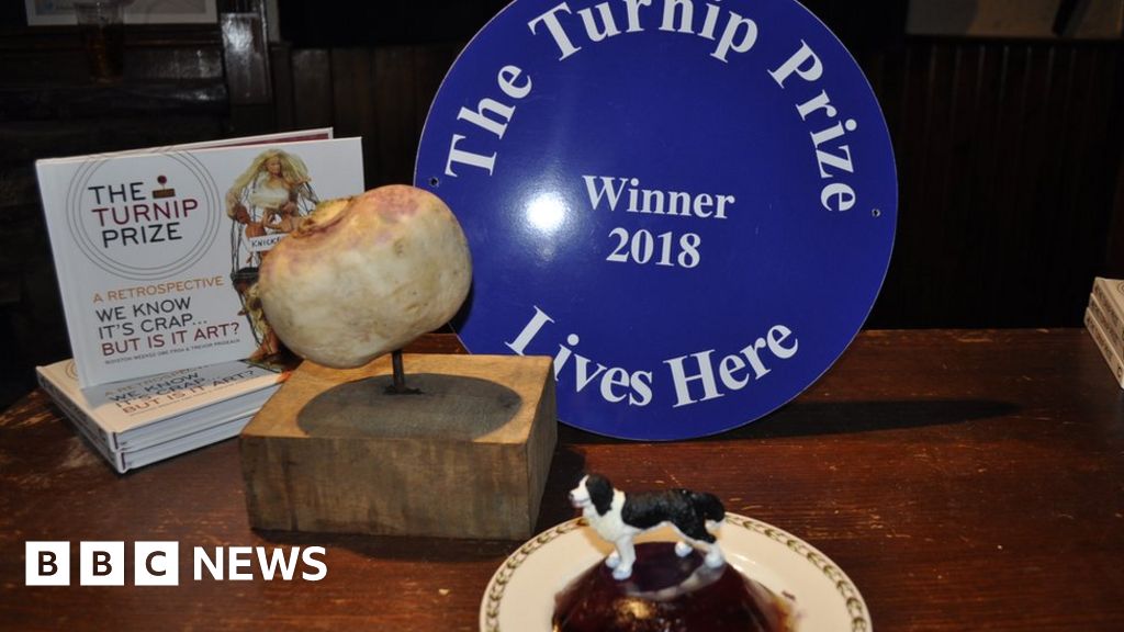 Turnip Prize 2018: Spoof art award winner announced - BBC News