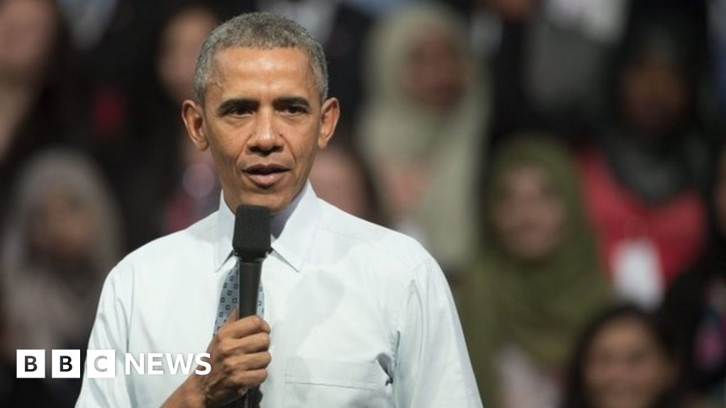 President Obama on last day of state visit - BBC News