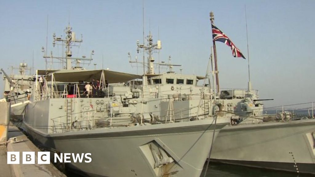 New UK naval base HMS Juffair opens in Bahrain - BBC News