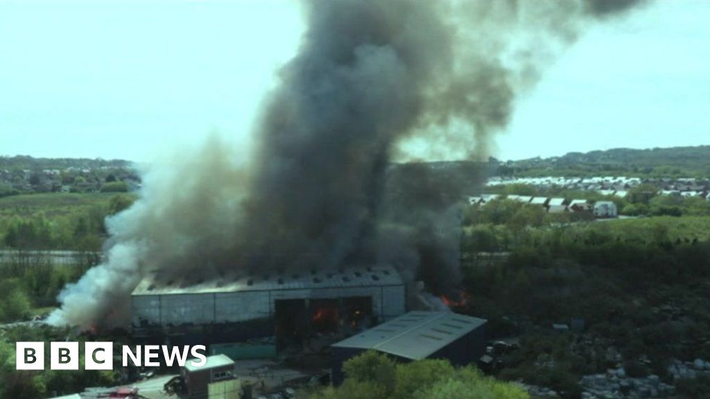 M54 reopens days after Telford recycling plant fire