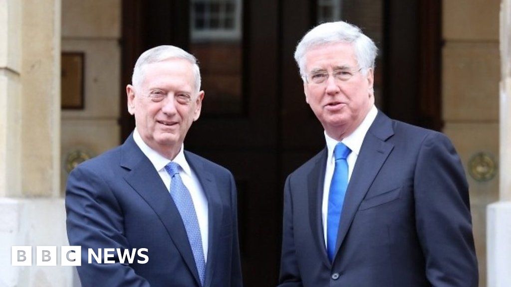 Defence Secretary: We 'fully support' US action in Syria - BBC News
