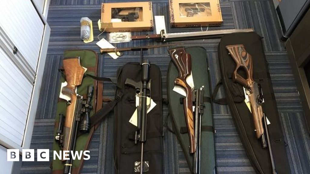 Man faces jail after police raid finds several guns