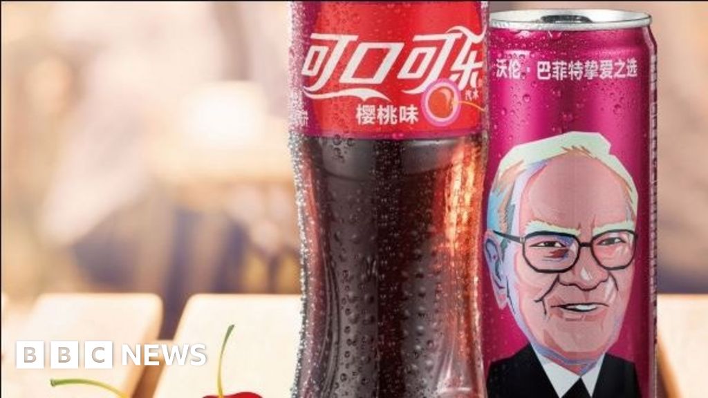 Warren Buffett appears on Cherry Coke cans in China - BBC News