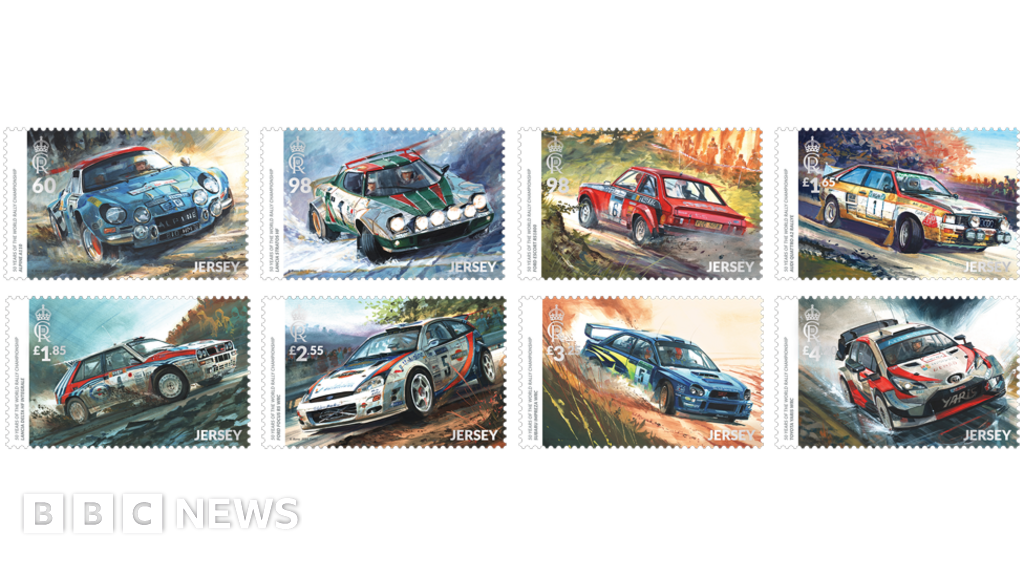 Jersey Rally history features on new stamps - BBC News