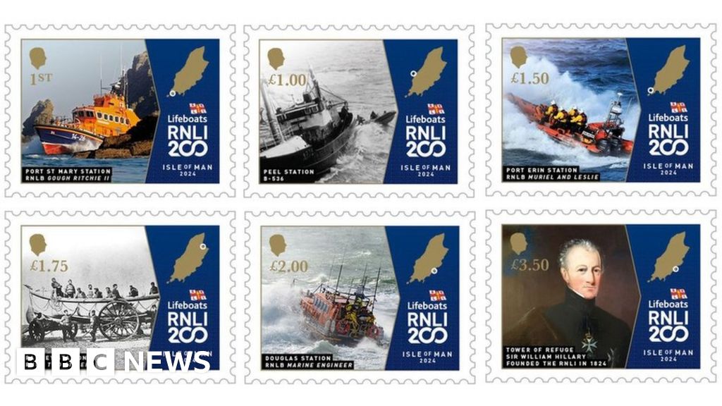 Manx stamps celebrate 200 years of RNLI in institution's birthplace ...
