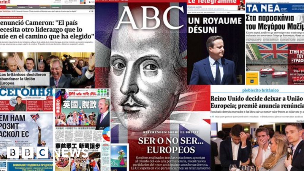 How global media are reporting Brexit - BBC News
