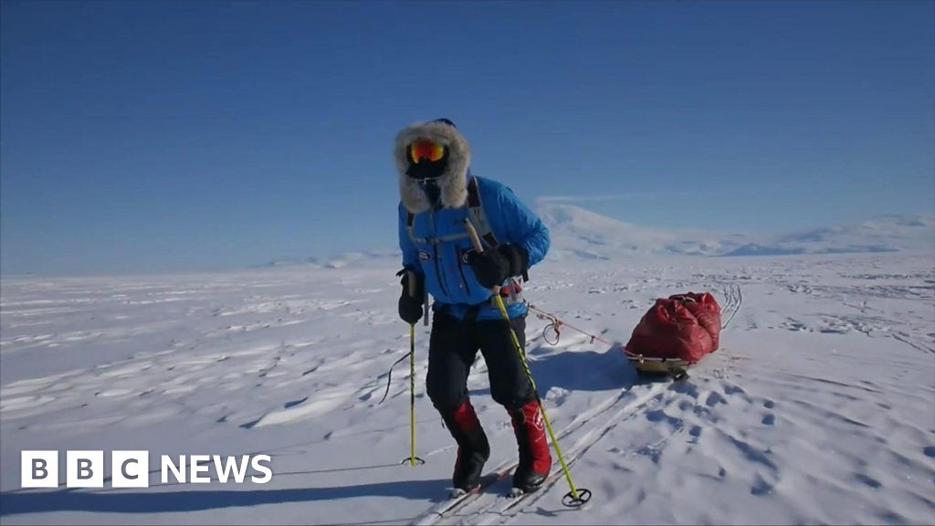 Polar explorer Ben Saunders shares his top tips - BBC News
