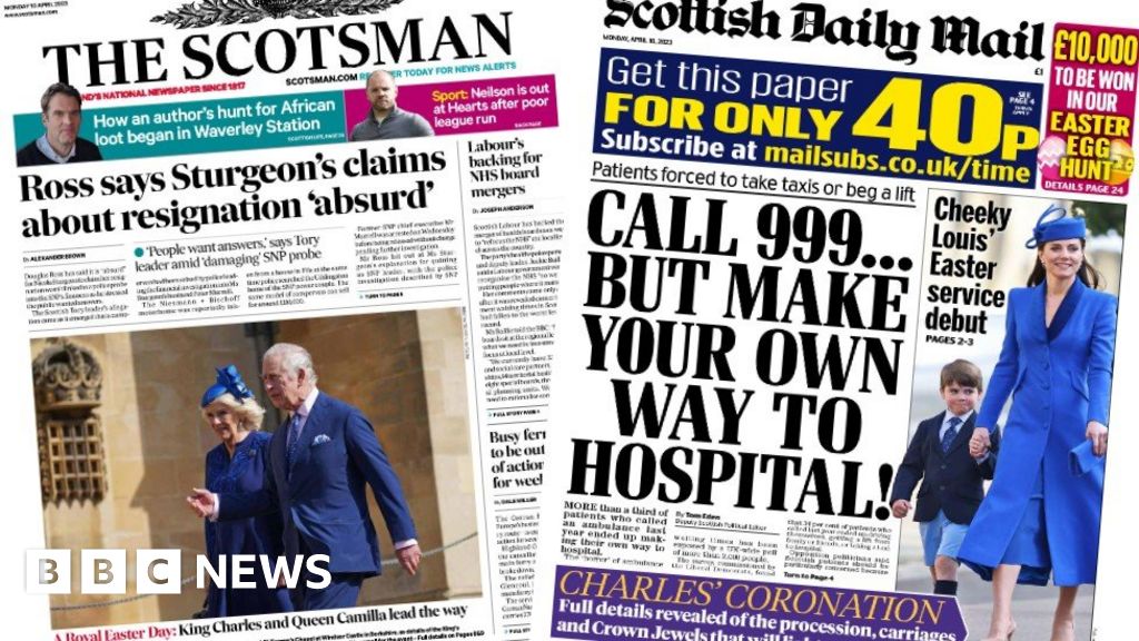 Scotland's papers: Call for answers over SNP probe and NHS in crisis ...