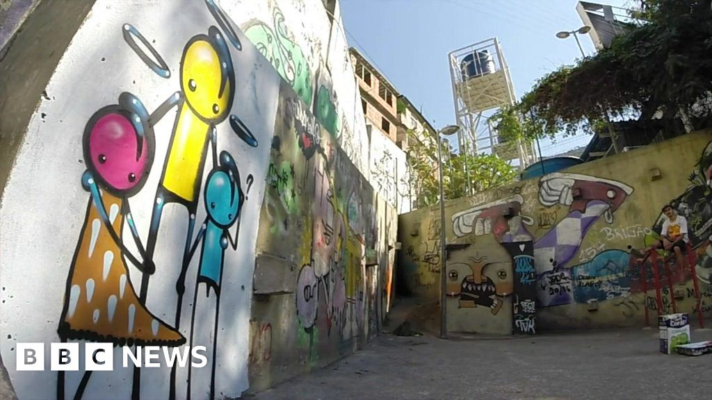 Meet the angels of Rio's favelas and their creator - BBC News