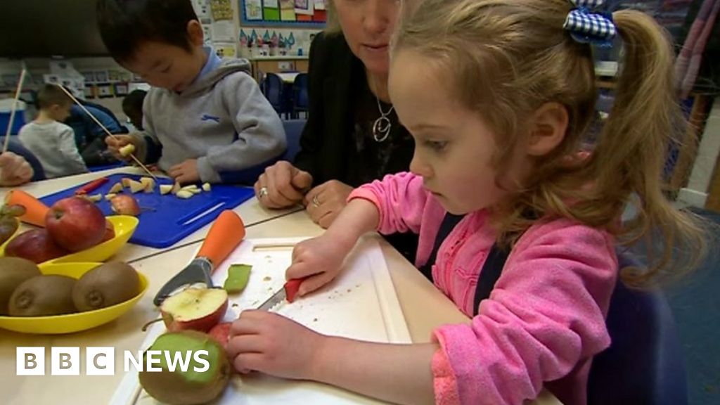 The Telford five-year-olds using knives in class