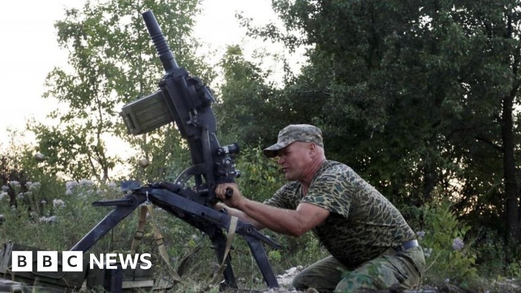 Ukraine crisis: 'Weapons pullout begins' - BBC News