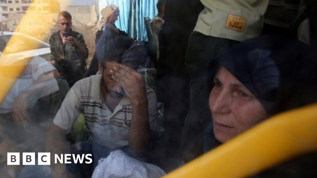 Syria Darayya: Evacuation of siege town begins - BBC News
