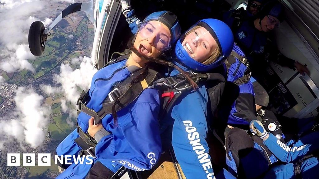 Skydiving instructor Holly Goodfield, whose career is in freefall - BBC ...