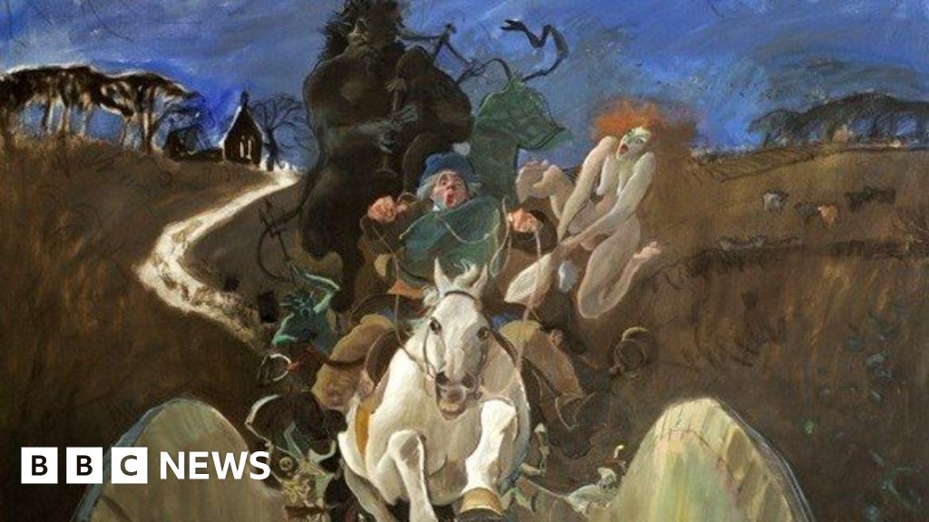 Tam o' Shanter paintings get rare airing - BBC News
