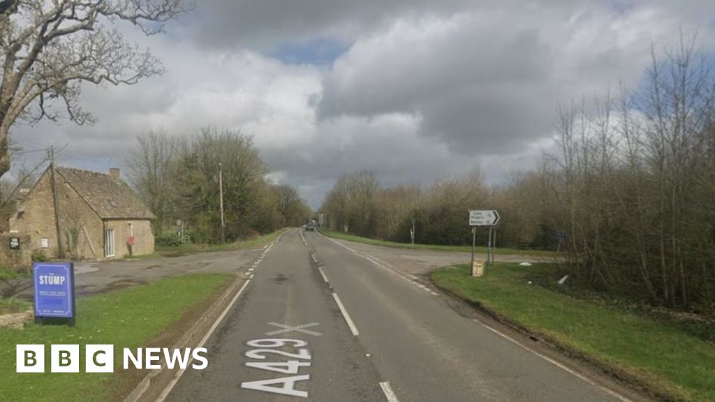 Gloucestershire A429 crash: Motorcyclist in his 50s killed - BBC News