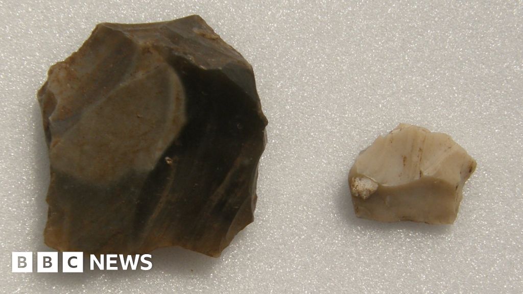 Britain's earliest gun flints found on tiny island - BBC News