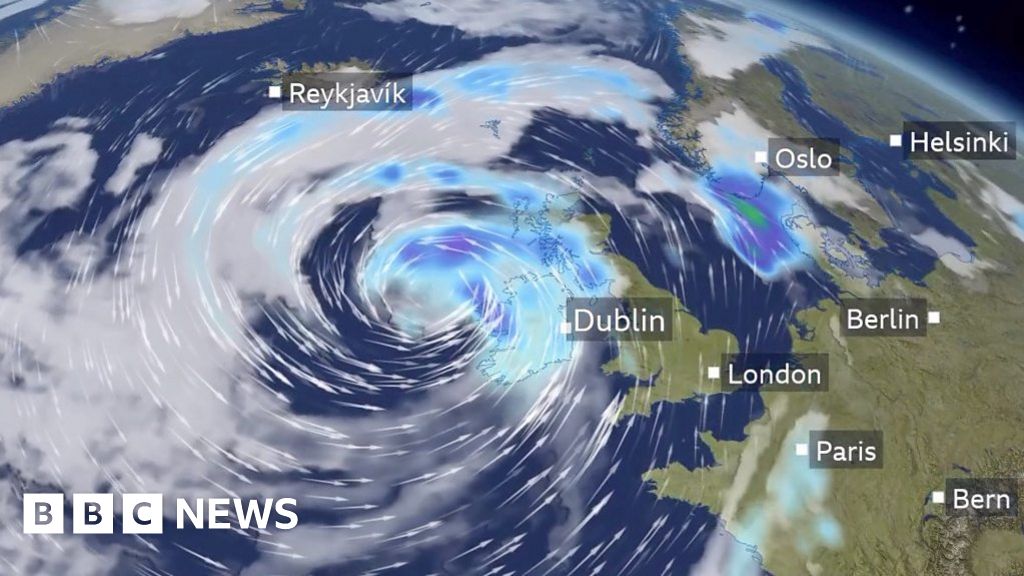 Storm Ellen: Weather warnings in place - BBC News