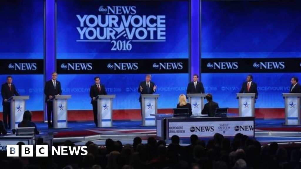 US election 2016: Republican debate - BBC News