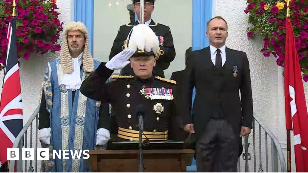 King Charles III proclaimed Lord of Mann by lieutenant governor - BBC News