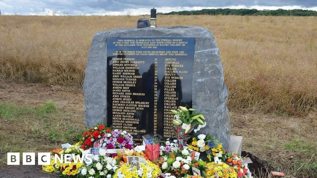 Maltby memorial event marks 100th anniversary of colliery disaster ...